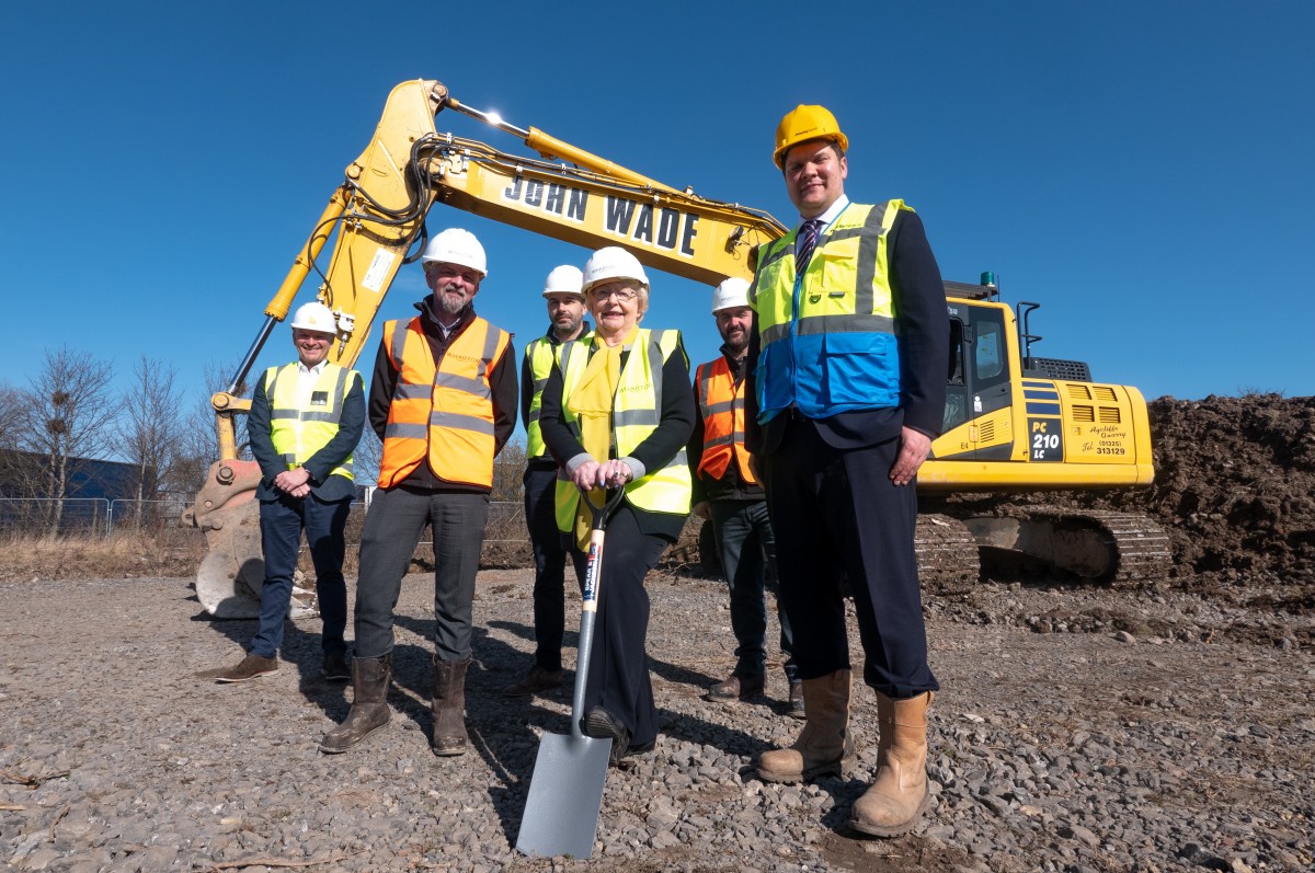 Work starts on £2.7m project to build 14 new SME units for Darlington ...